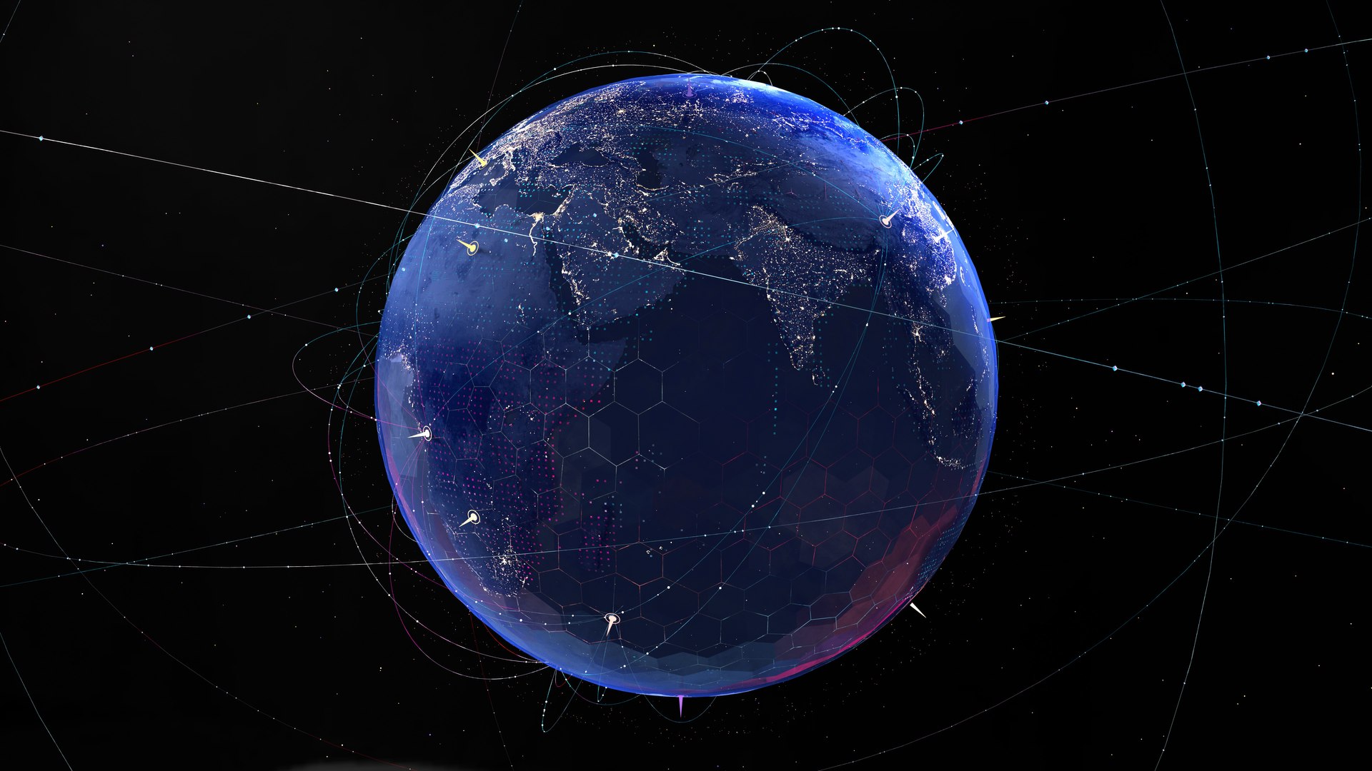 3D Model Animated High-Tech Earth - TurboSquid 1956338