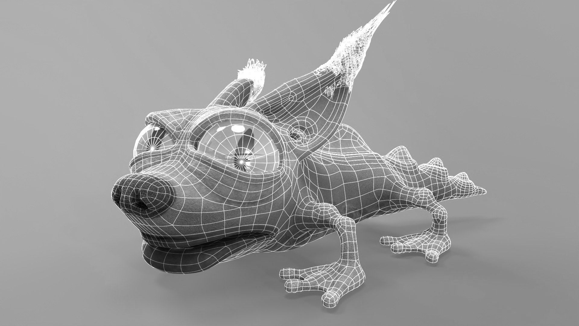 Amphibian Cat Rig 3D Model - TurboSquid 1695523