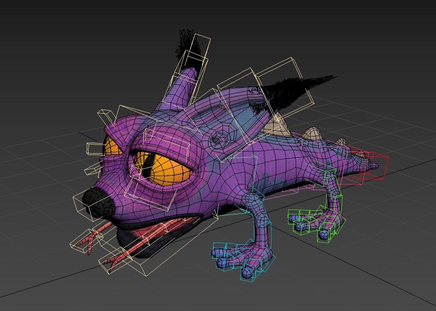 Amphibian Cat Rig 3D Model - TurboSquid 1695523