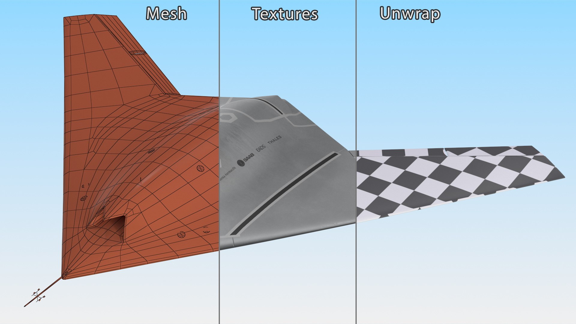 Dassault nEUROn UCAV Flight 3D model - TurboSquid 1987206