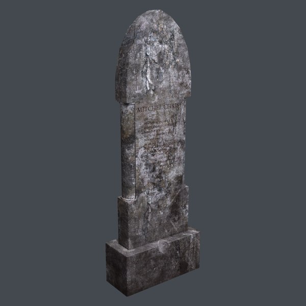 3d gravestone 20 model