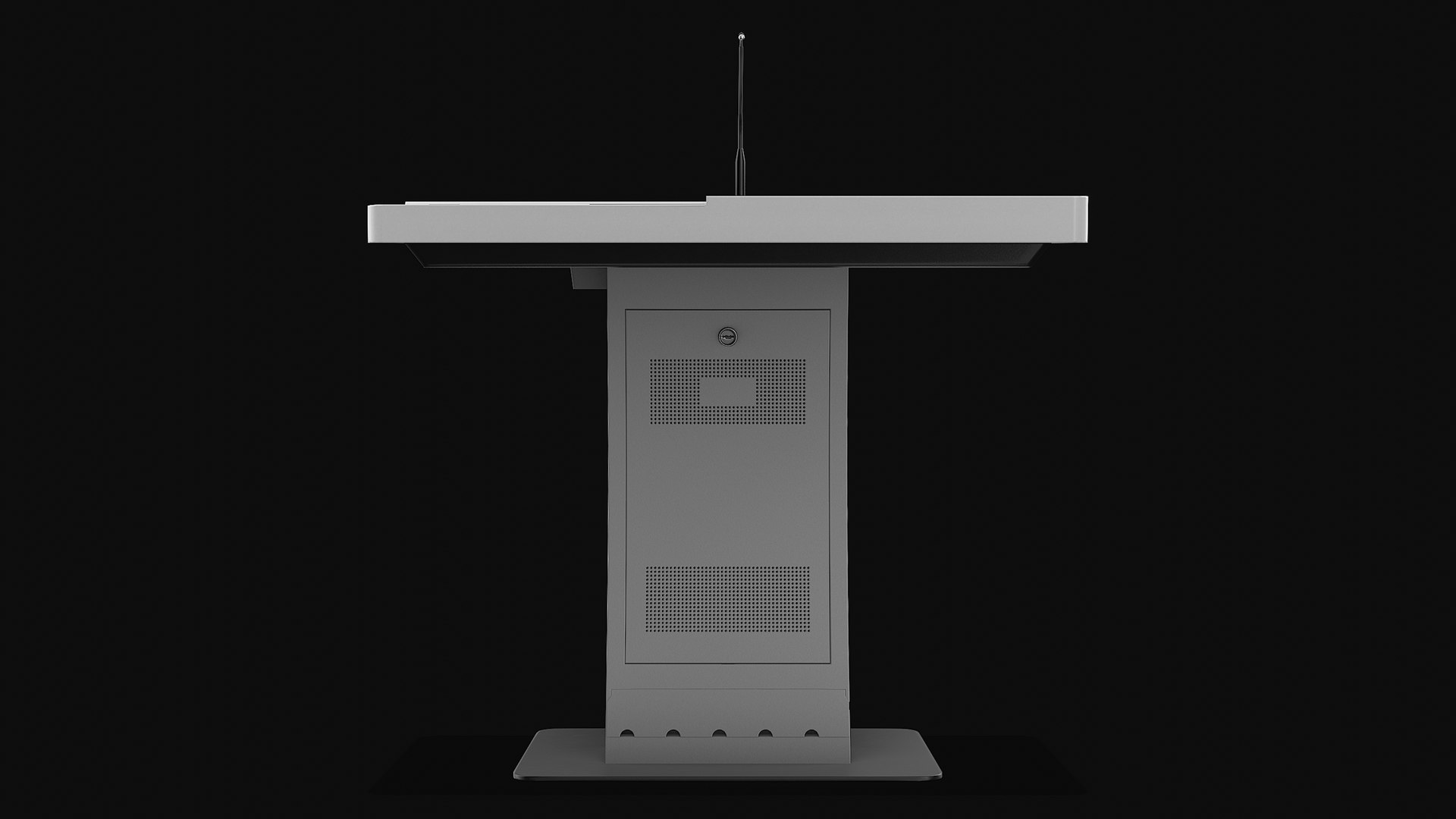 3D Smart Lectern Podium - TurboSquid 2242163