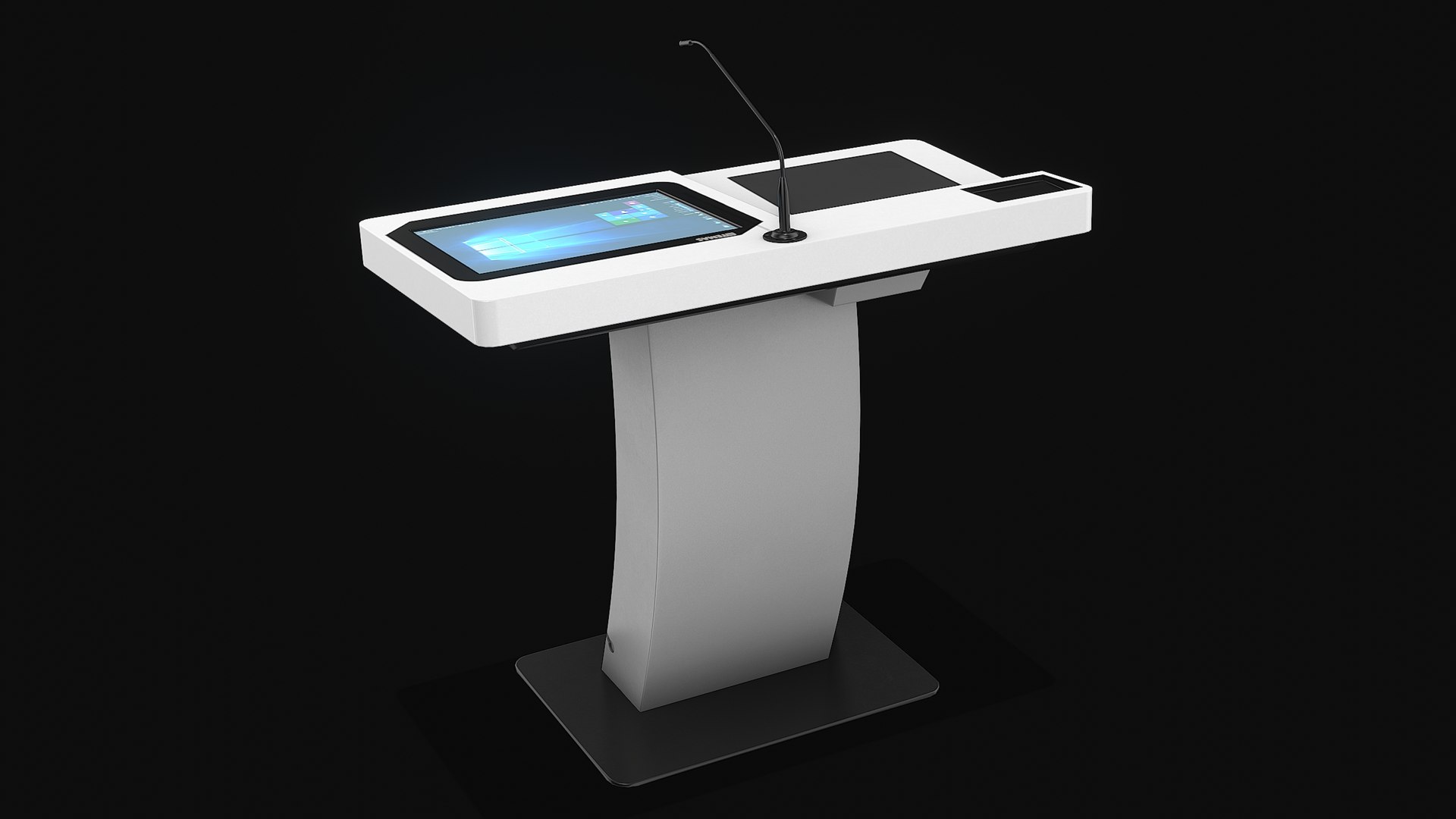 3D Smart Lectern Podium - TurboSquid 2242163