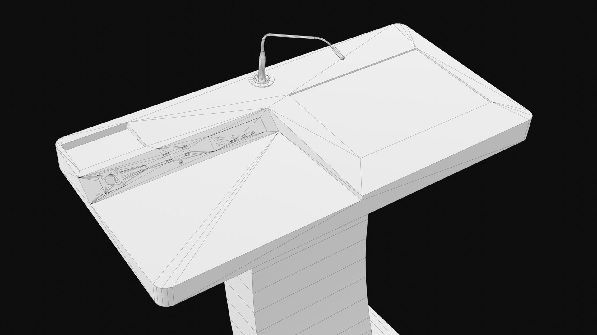 3D Smart Lectern Podium - TurboSquid 2242163
