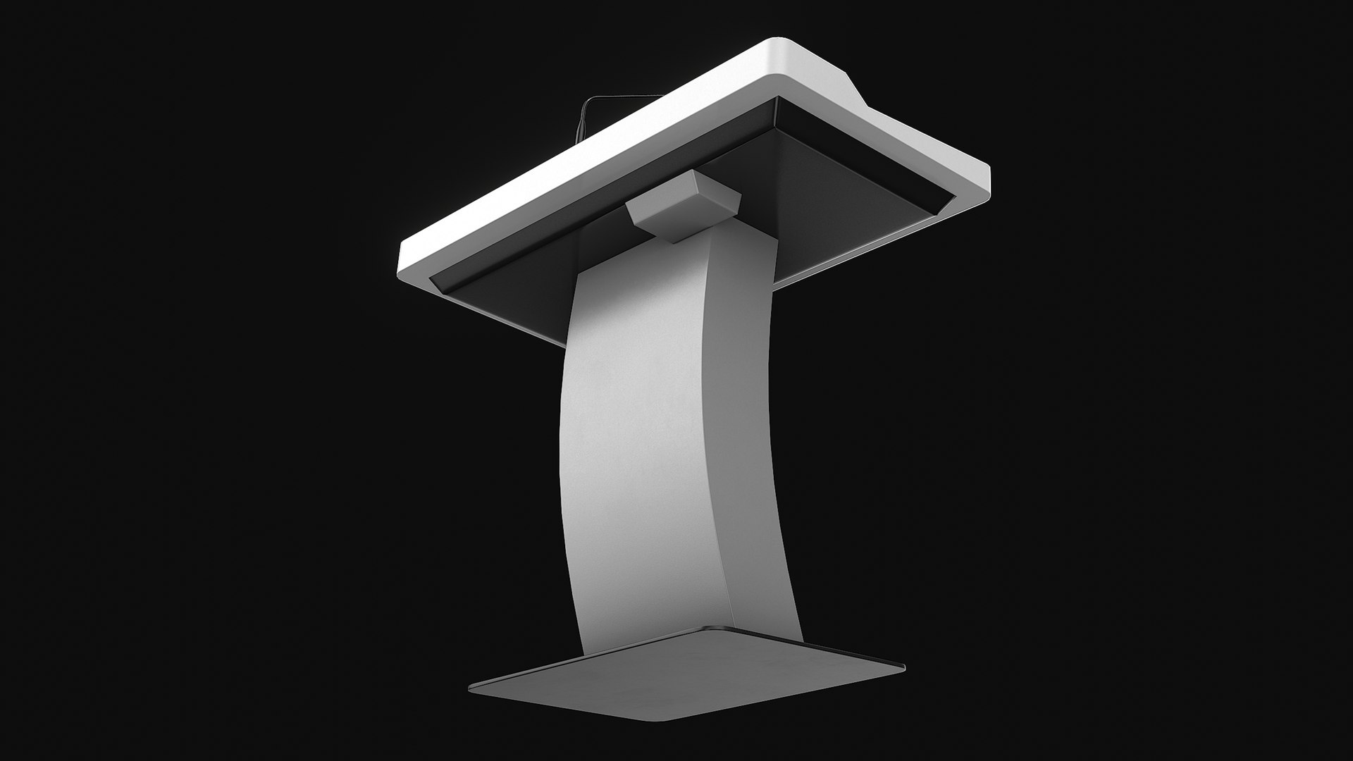 3D Smart Lectern Podium - TurboSquid 2242163