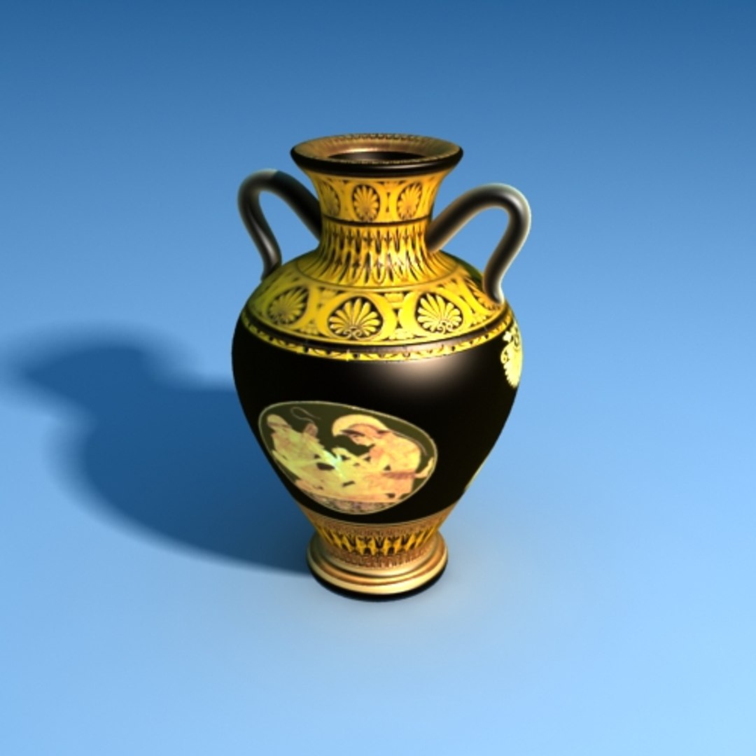 Ancient Greek Vase 3d Model