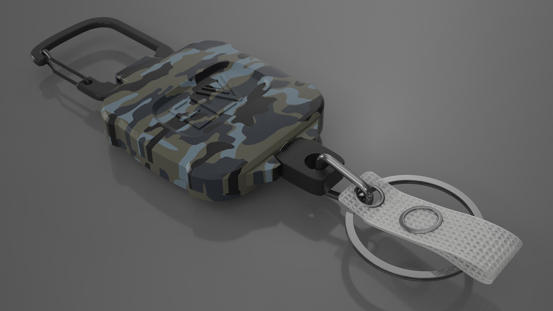 Self Retractable Key Holder Camo 3D Model - TurboSquid 2005932