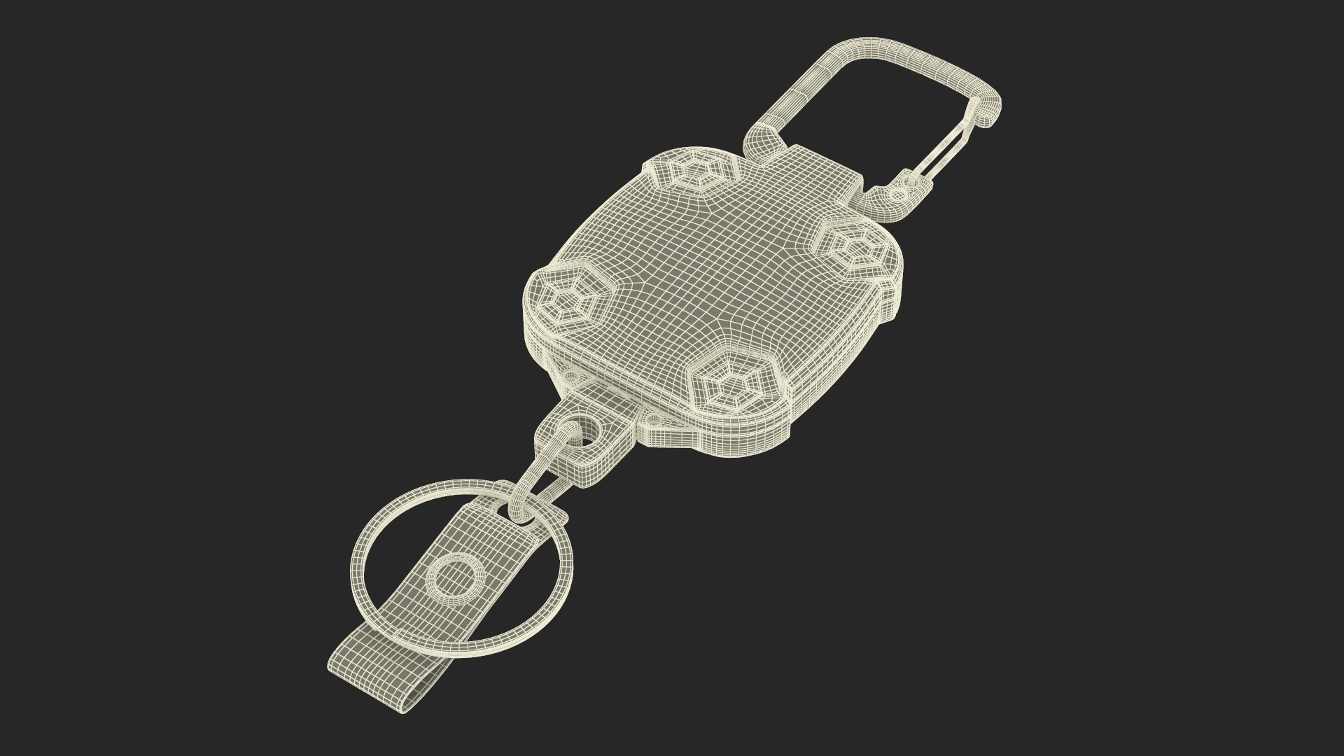 Self Retractable Key Holder Camo 3D Model - TurboSquid 2005932