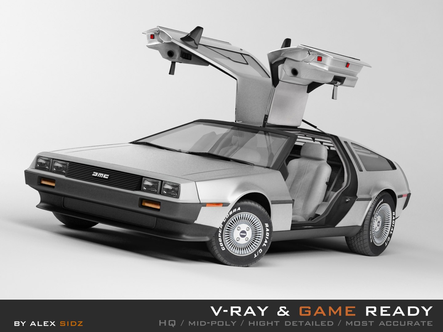 Delorean Dmc-12 3d 3ds