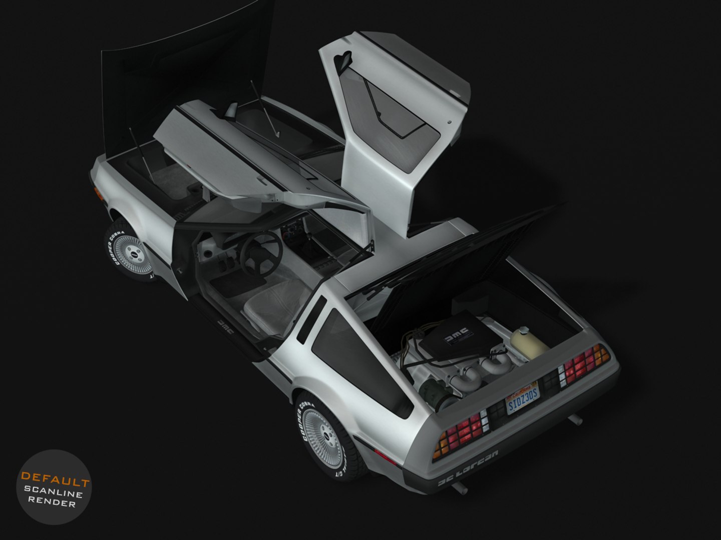 Delorean Dmc-12 3d 3ds