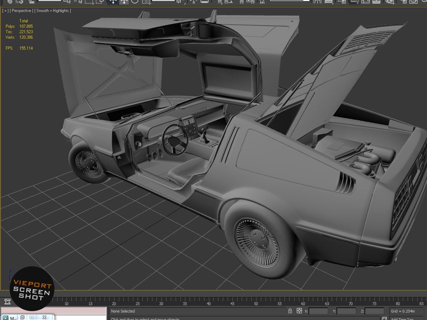 Delorean Dmc-12 3d 3ds