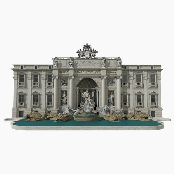 modèle 3D de Fontaine de Trevi - TurboSquid 2042655