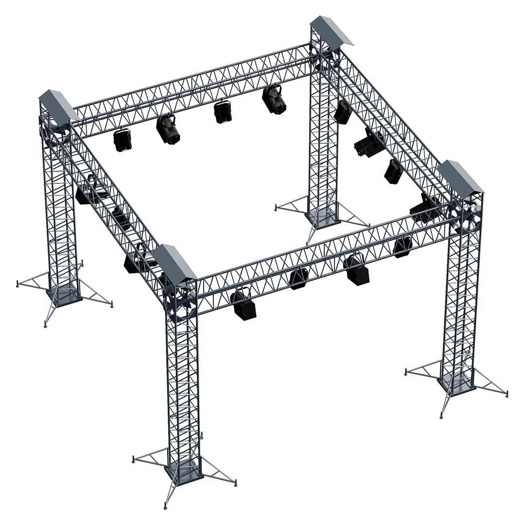 3D Model Soft Theater Farm With Lighting Equipment - TurboSquid 2318809