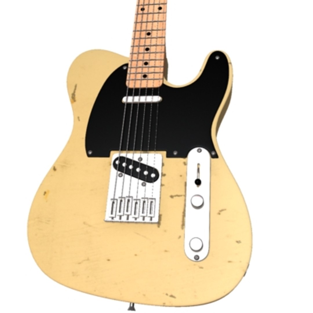 3d Model Of Telecaster Tele