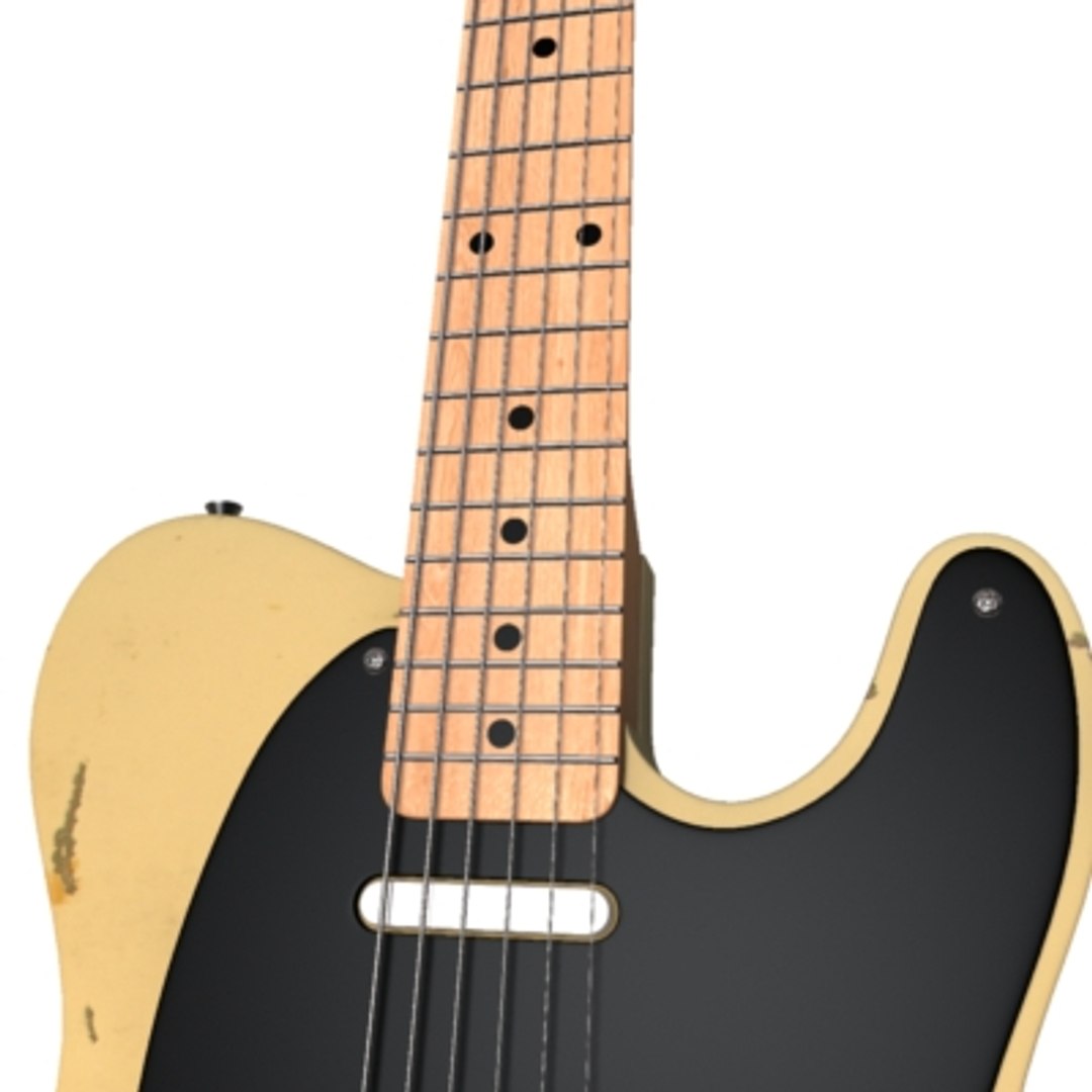 3d Model Of Telecaster Tele