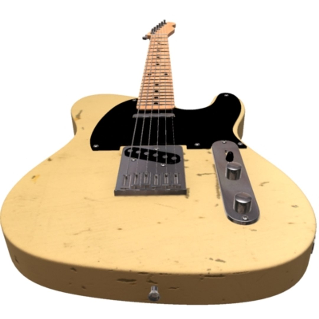 3d Model Of Telecaster Tele