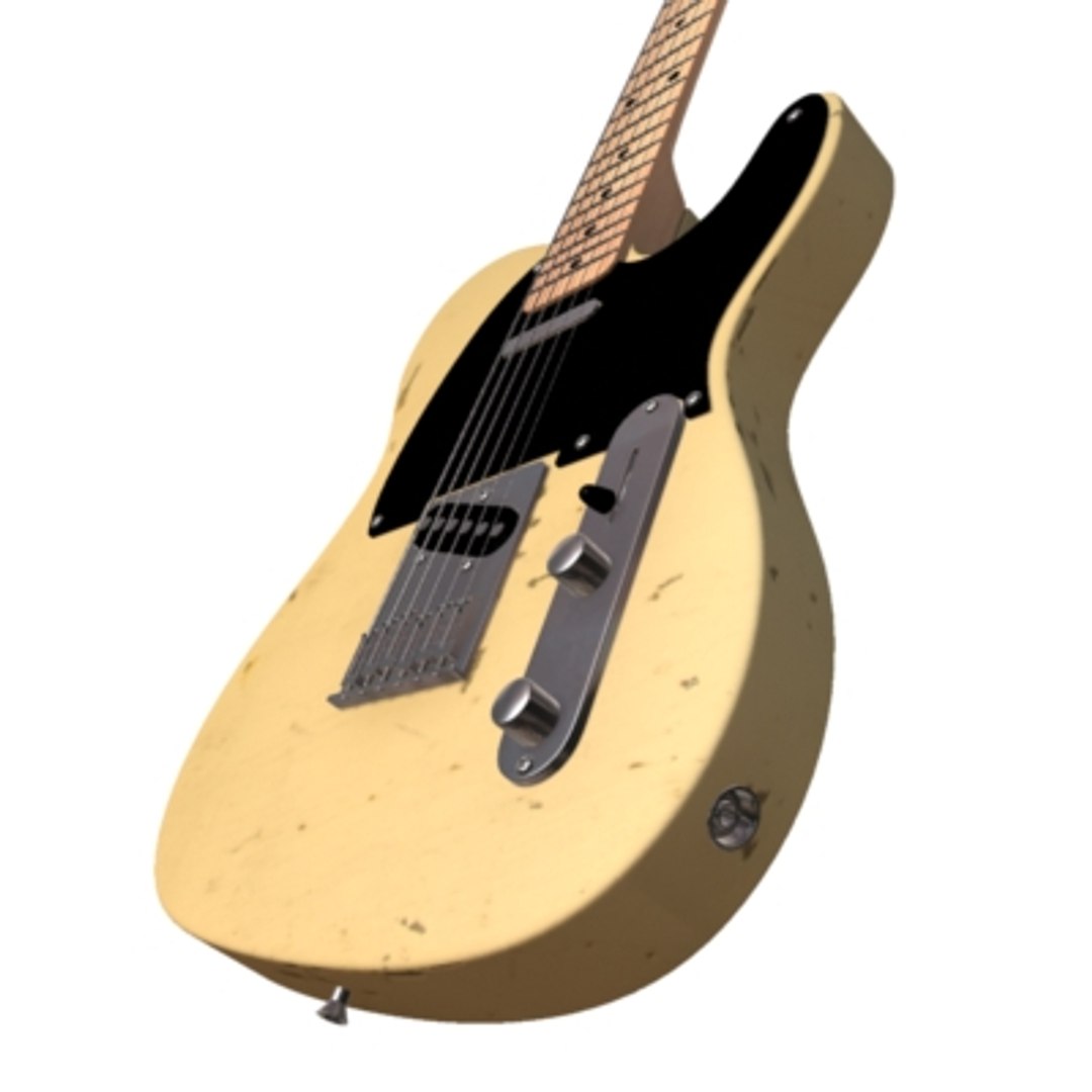 3d Model Of Telecaster Tele