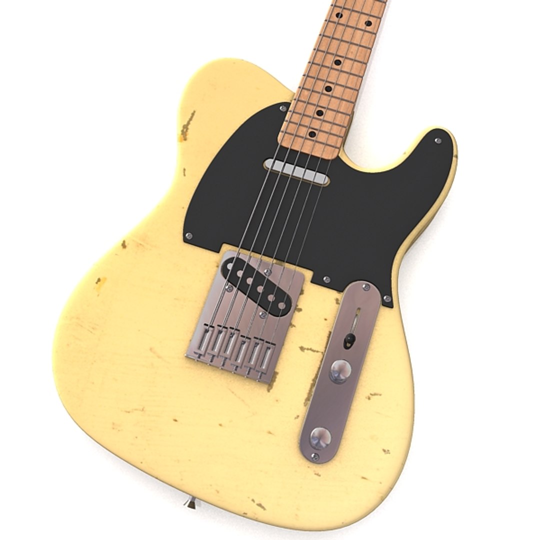 3d Model Of Telecaster Tele