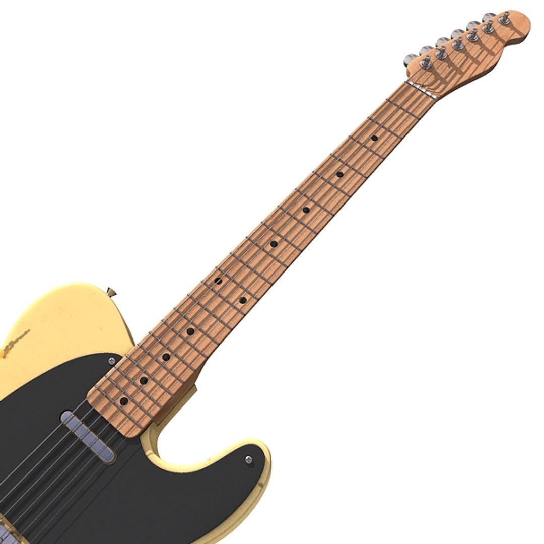 3d Model Of Telecaster Tele