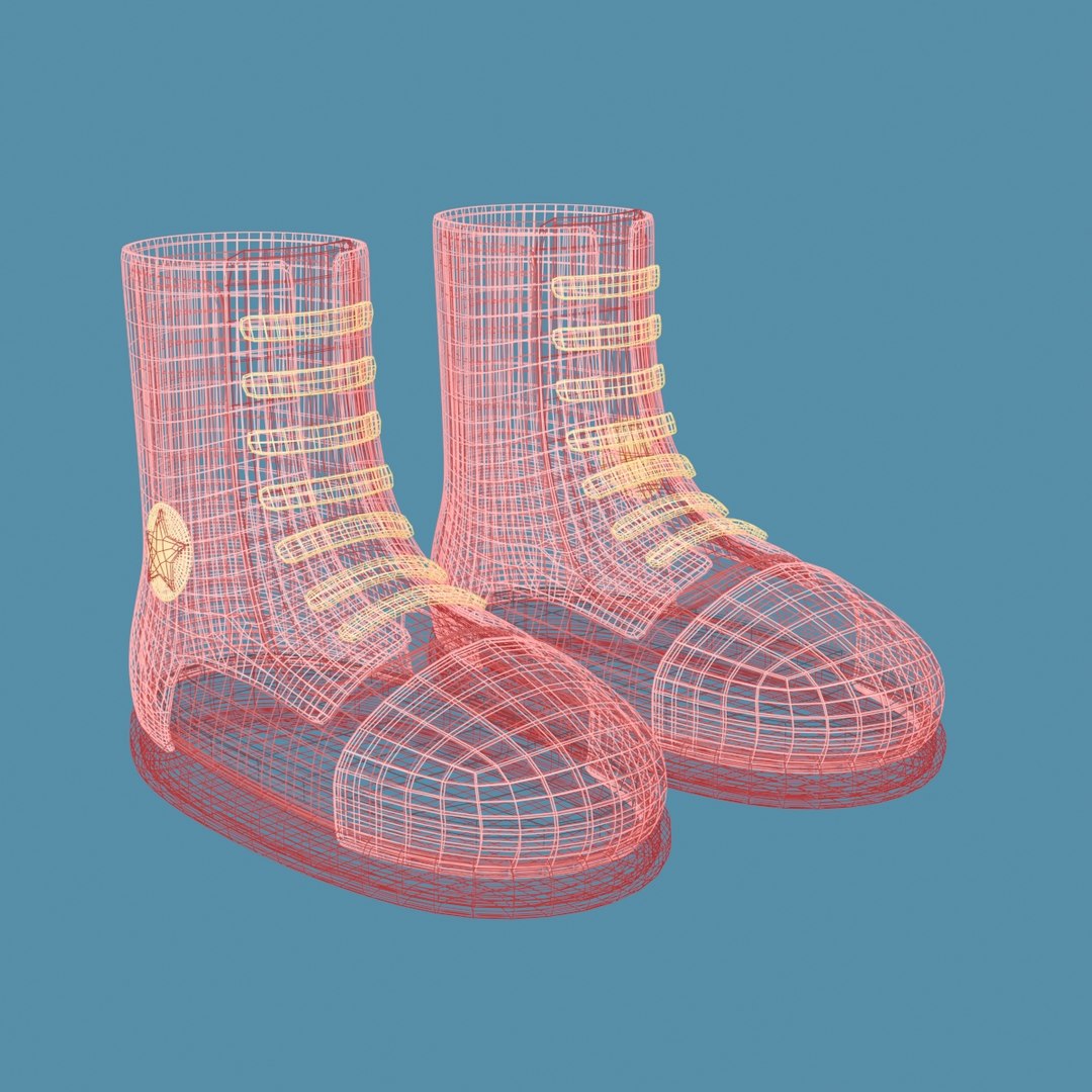 Boot Converse Shoes 3D Model - TurboSquid 1286267