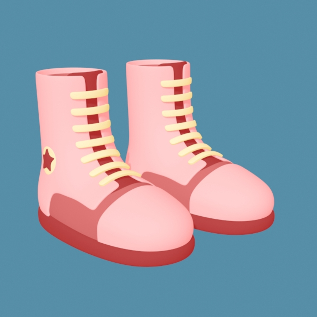 Boot Converse Shoes 3D Model - TurboSquid 1286267