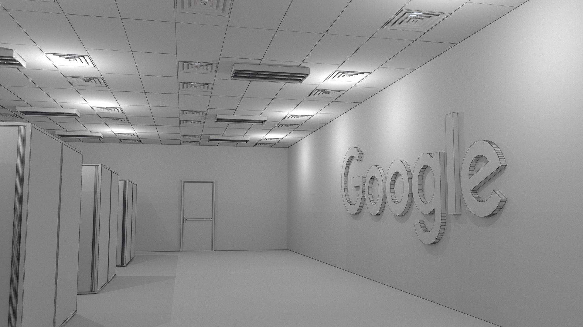 Google Data Center 3D Model - TurboSquid 1862374