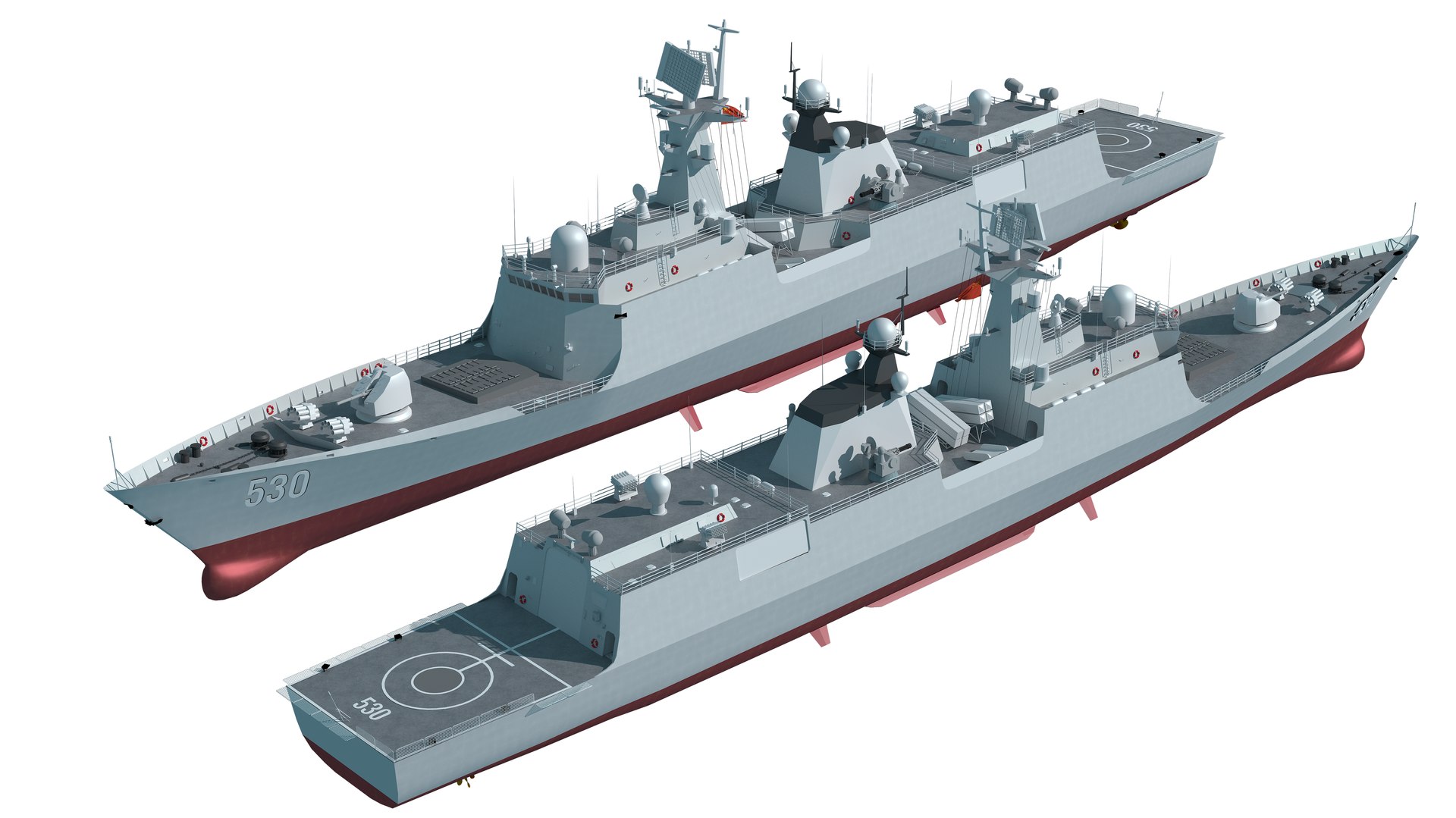 Type 054A Guided Missile Frigate Chinese People Liberation Army Navy 3D - TurboSquid 2285693