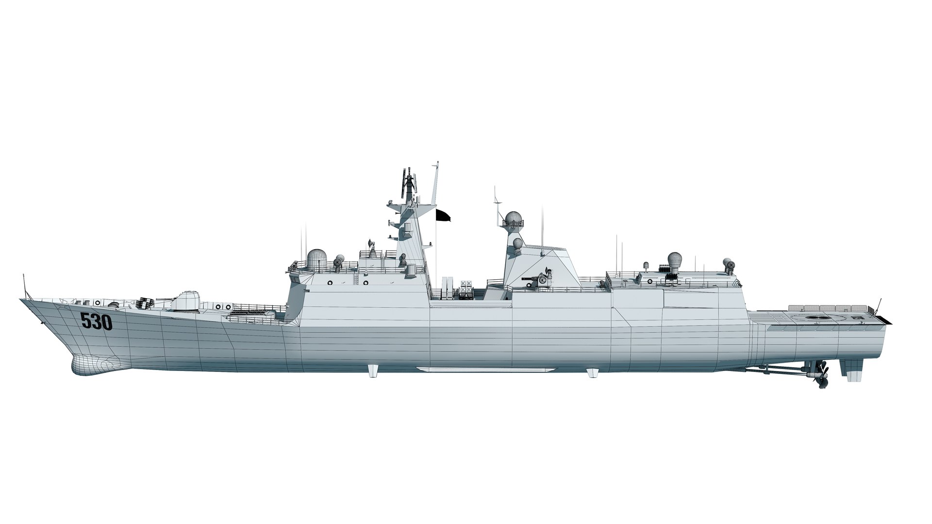 Type 054A Guided Missile Frigate Chinese People Liberation Army Navy 3D - TurboSquid 2285693