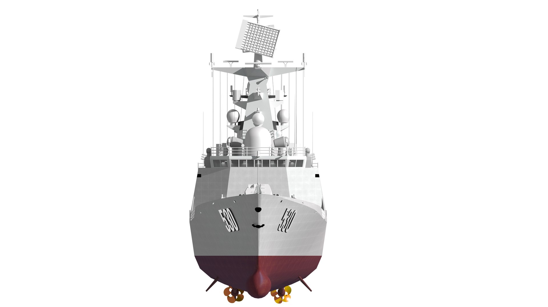 Type 054A Guided Missile Frigate Chinese People Liberation Army Navy 3D - TurboSquid 2285693