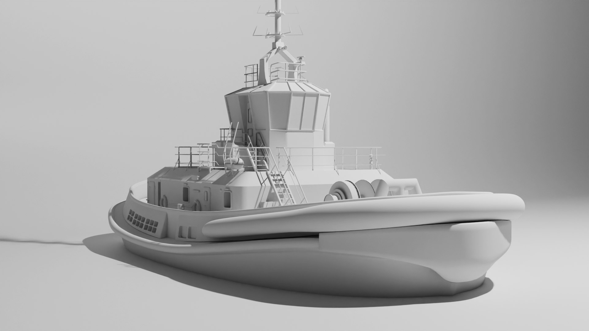 3D Model Tugboat 3D Model - Sparky - TurboSquid 2251332