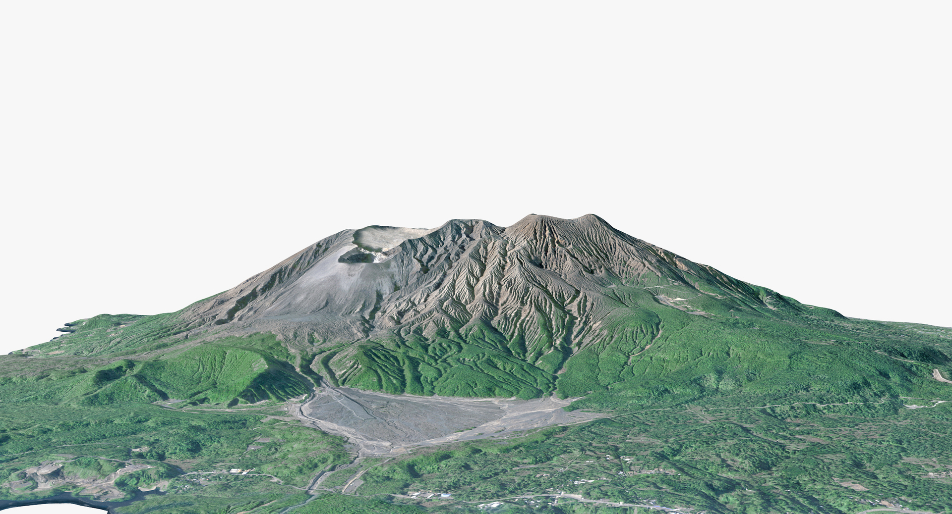 3D sakurajima volcano island - TurboSquid 1521611