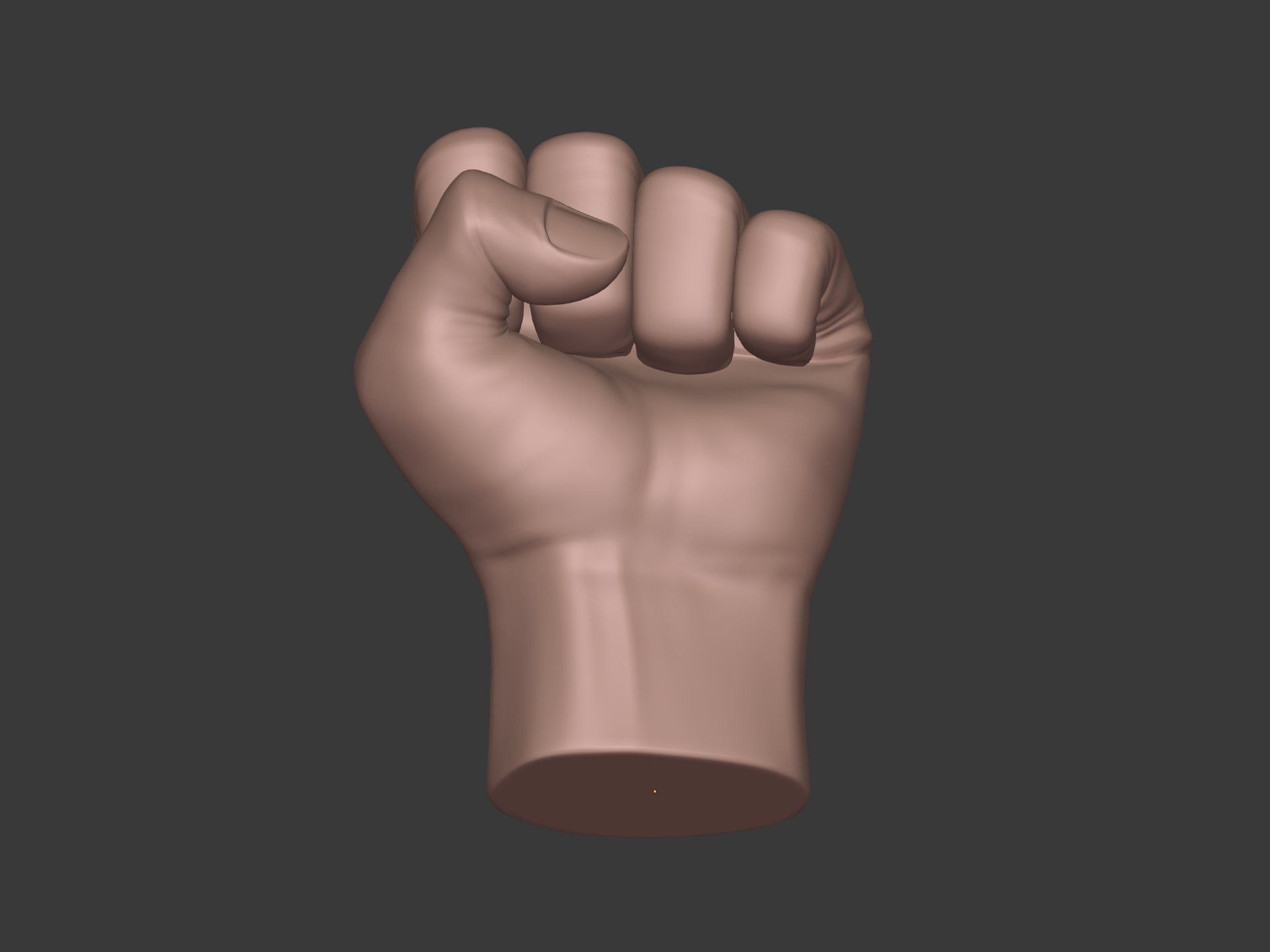 Fist figurine 3D model - TurboSquid 1711431