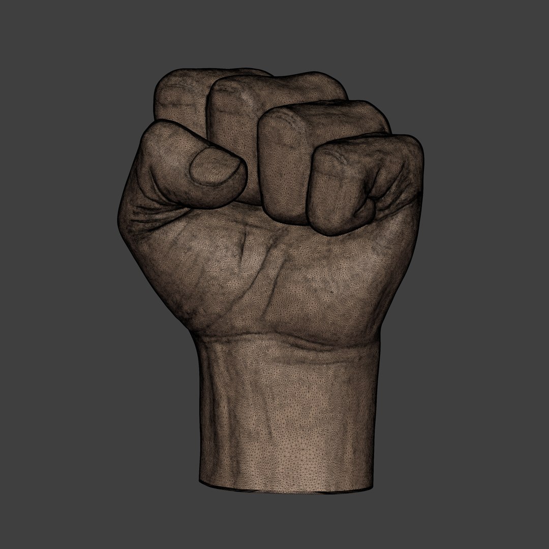 Fist Figurine 3D Model - TurboSquid 1711431
