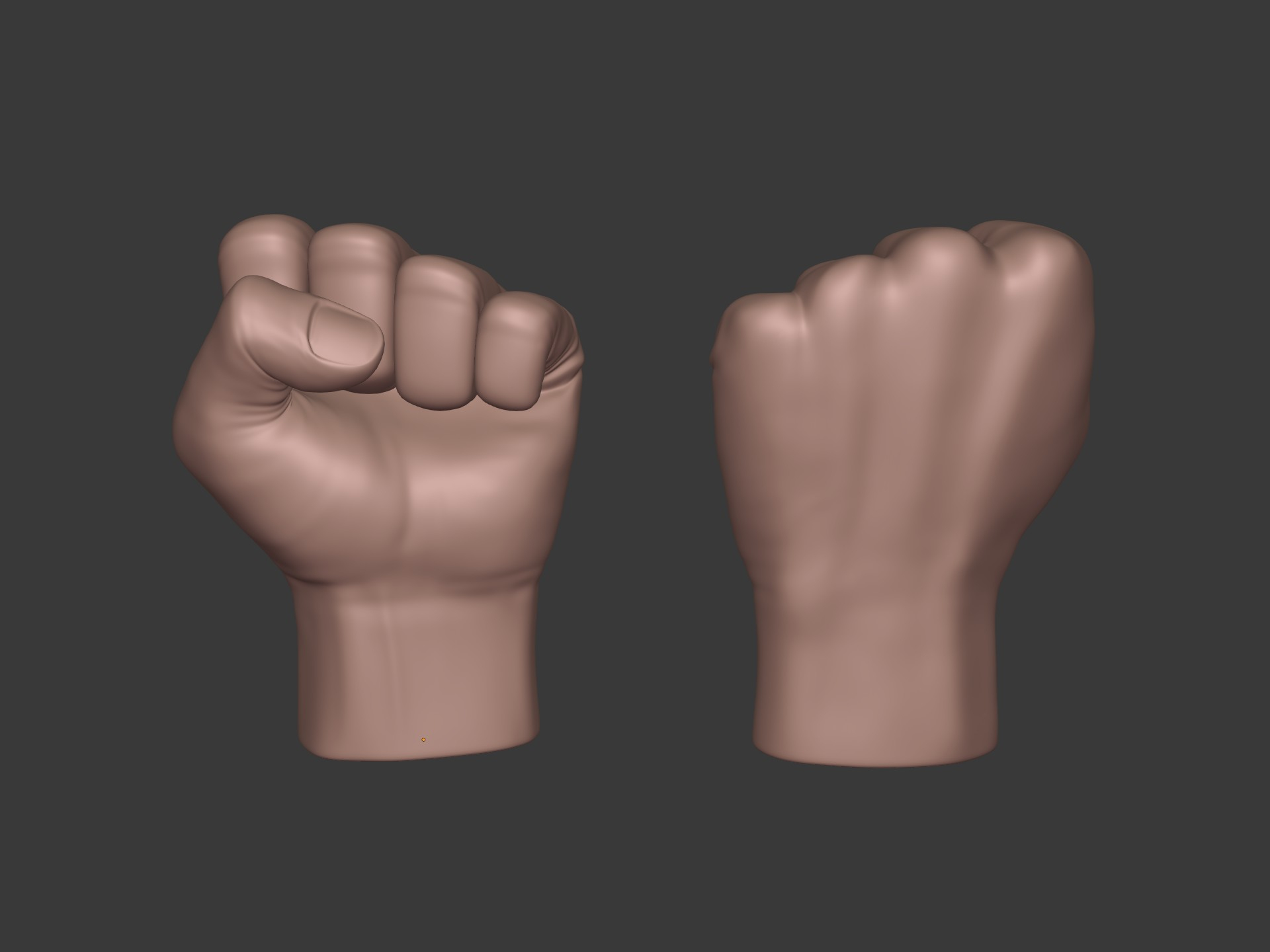 Fist figurine 3D model - TurboSquid 1711431