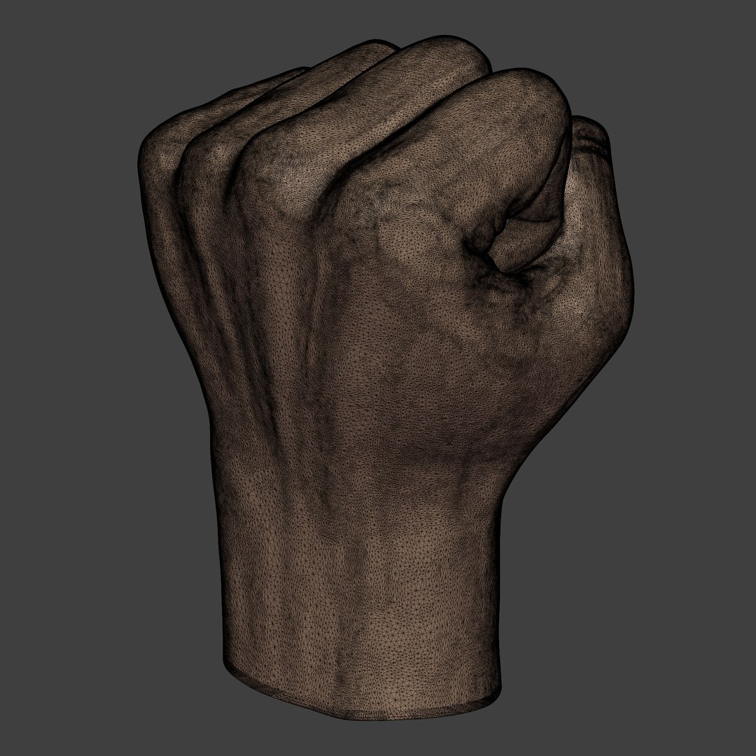 Fist Figurine 3D Model - TurboSquid 1711431