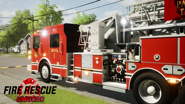 Fire Truck Aerial Platform Palm Bay 3D model - TurboSquid 1917076