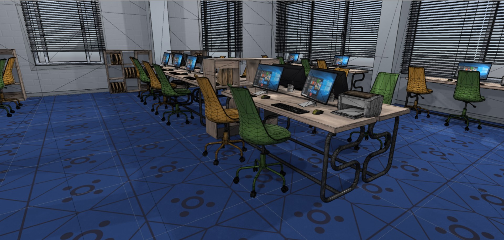3D Vr Office Room - Model - TurboSquid 1437159