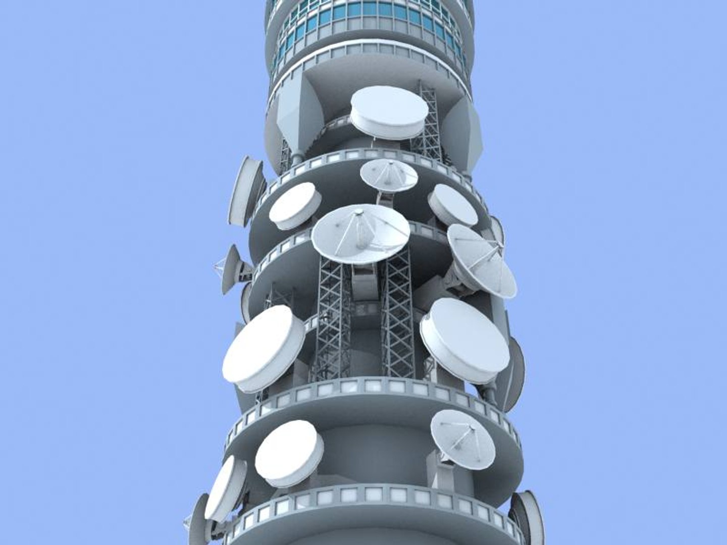 Bt Tower 3d Model