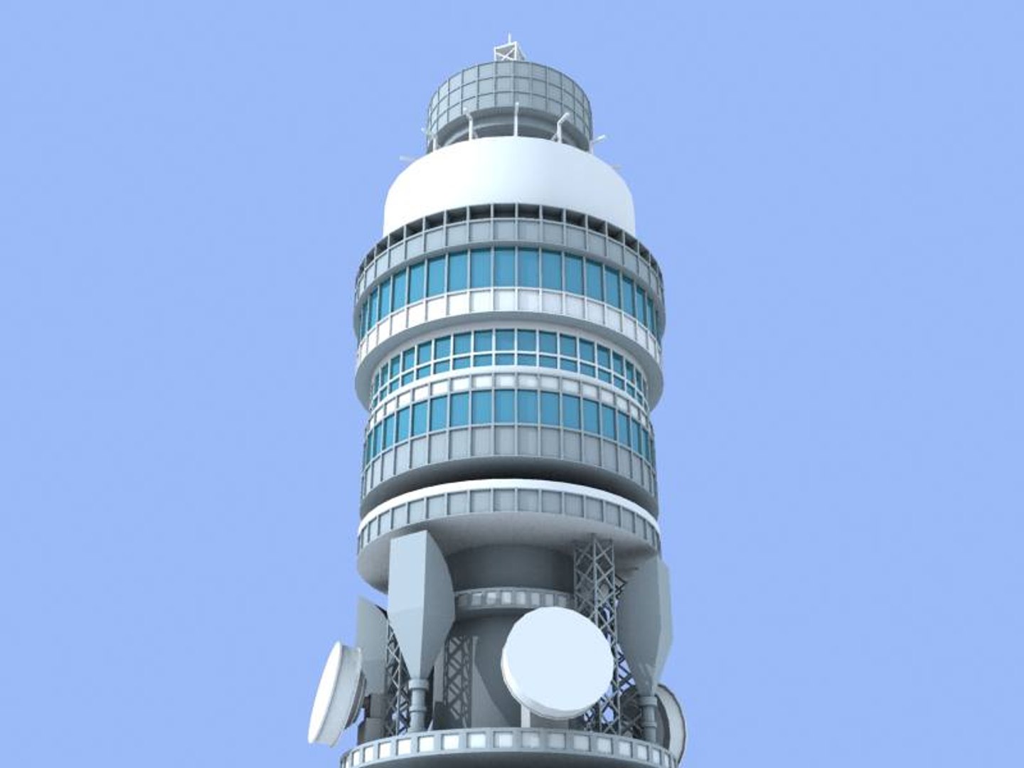 Bt Tower 3d Model