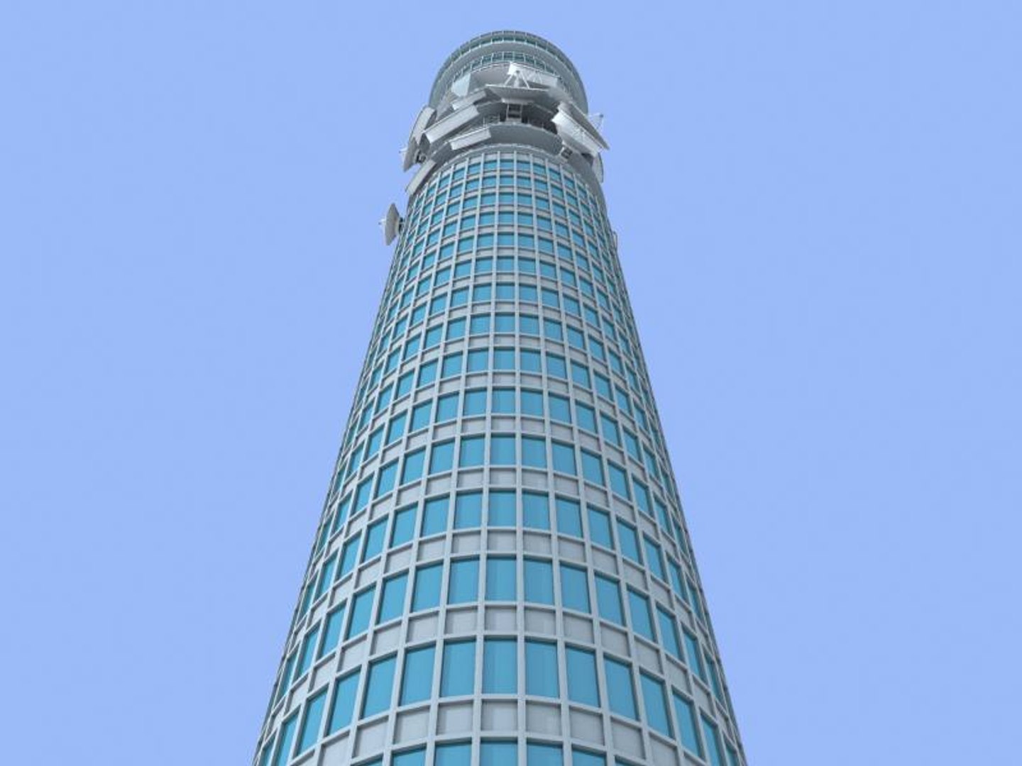 Bt Tower 3d Model