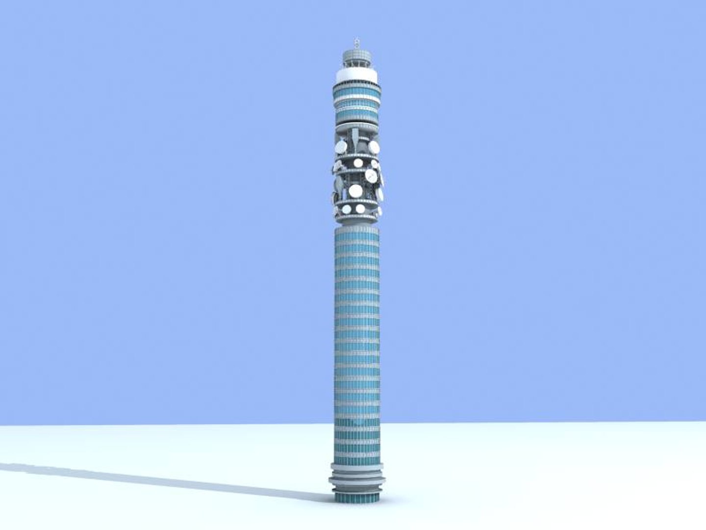 Bt Tower 3d Model