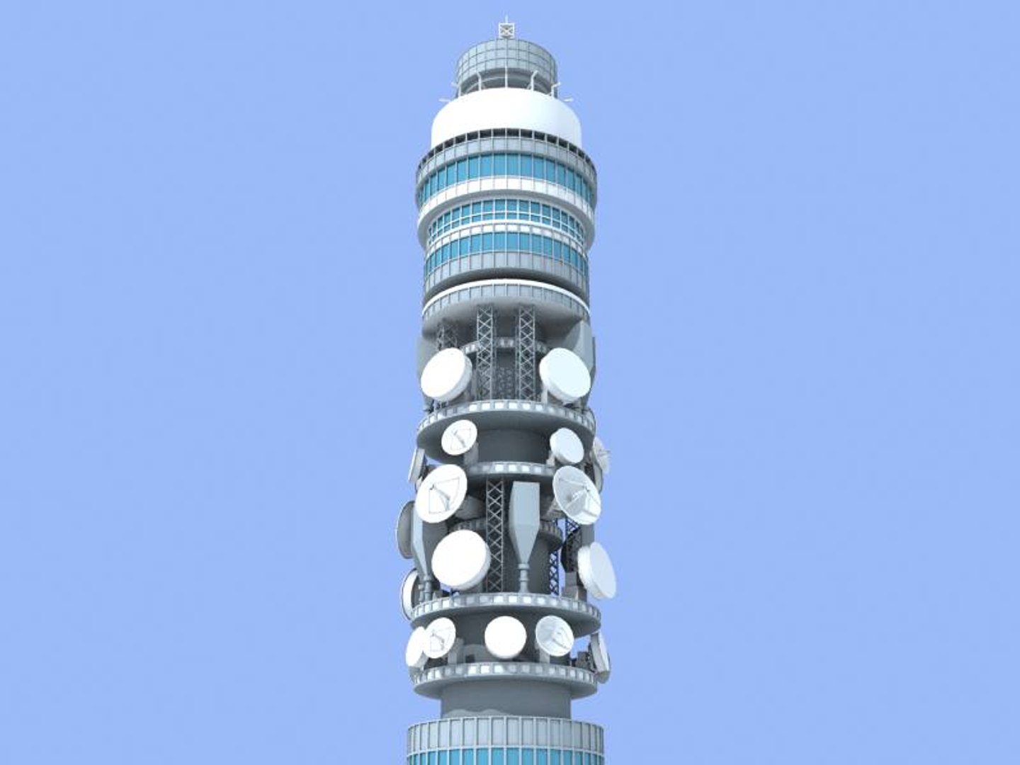 Bt Tower 3d Model