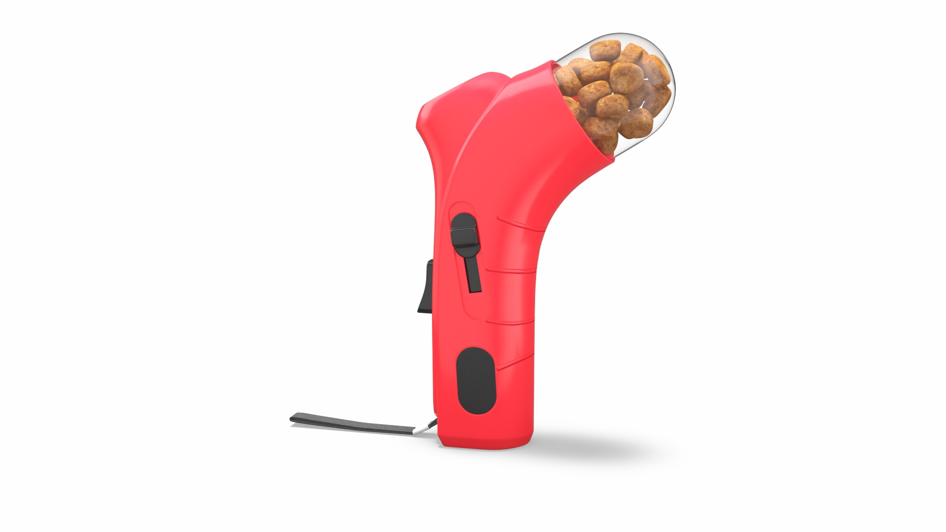3D Puppy Snack Thrower Red With Food - TurboSquid 2197302