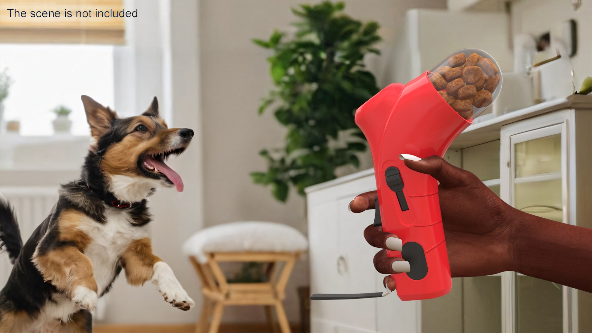 3D Puppy Snack Thrower Red With Food - TurboSquid 2197302