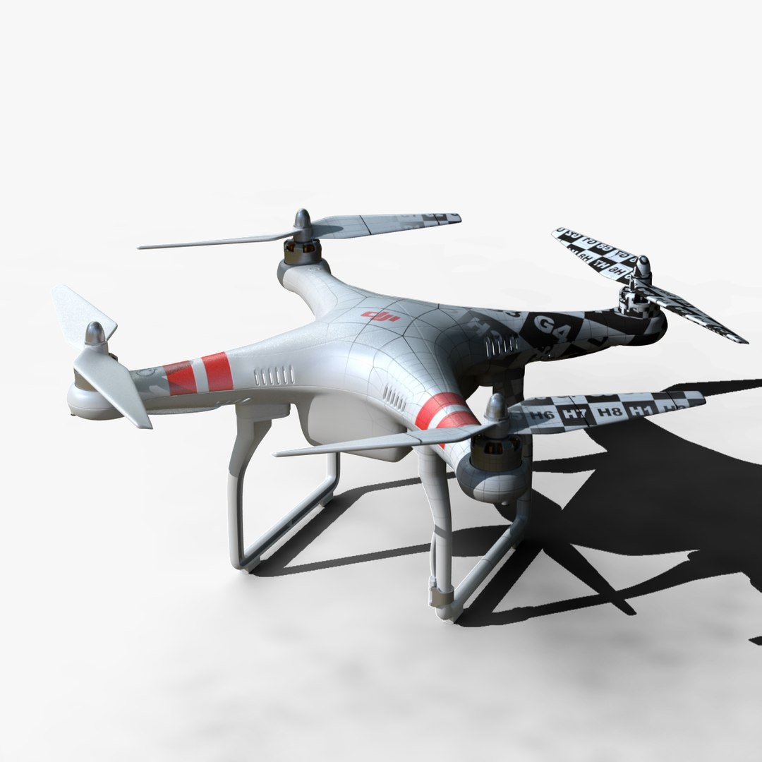 3d Model Of Dji Phantom 2 Drone