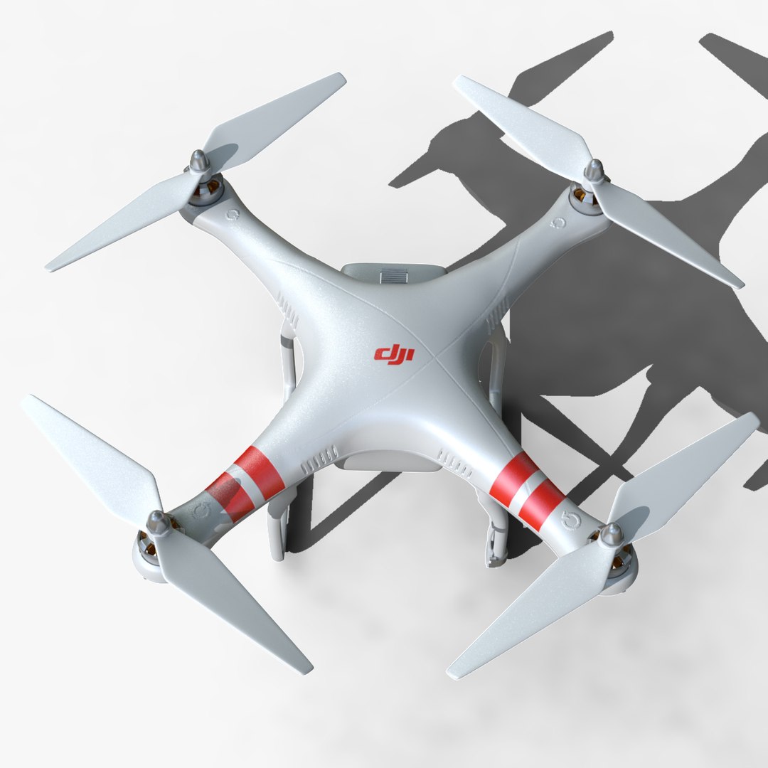 3d Model Of Dji Phantom 2 Drone