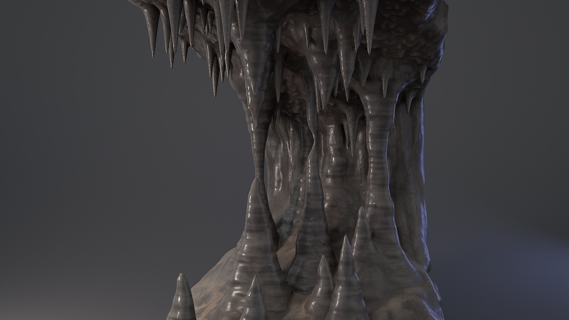 3D Cave Stalagmites 15 PBR - TurboSquid 2027598