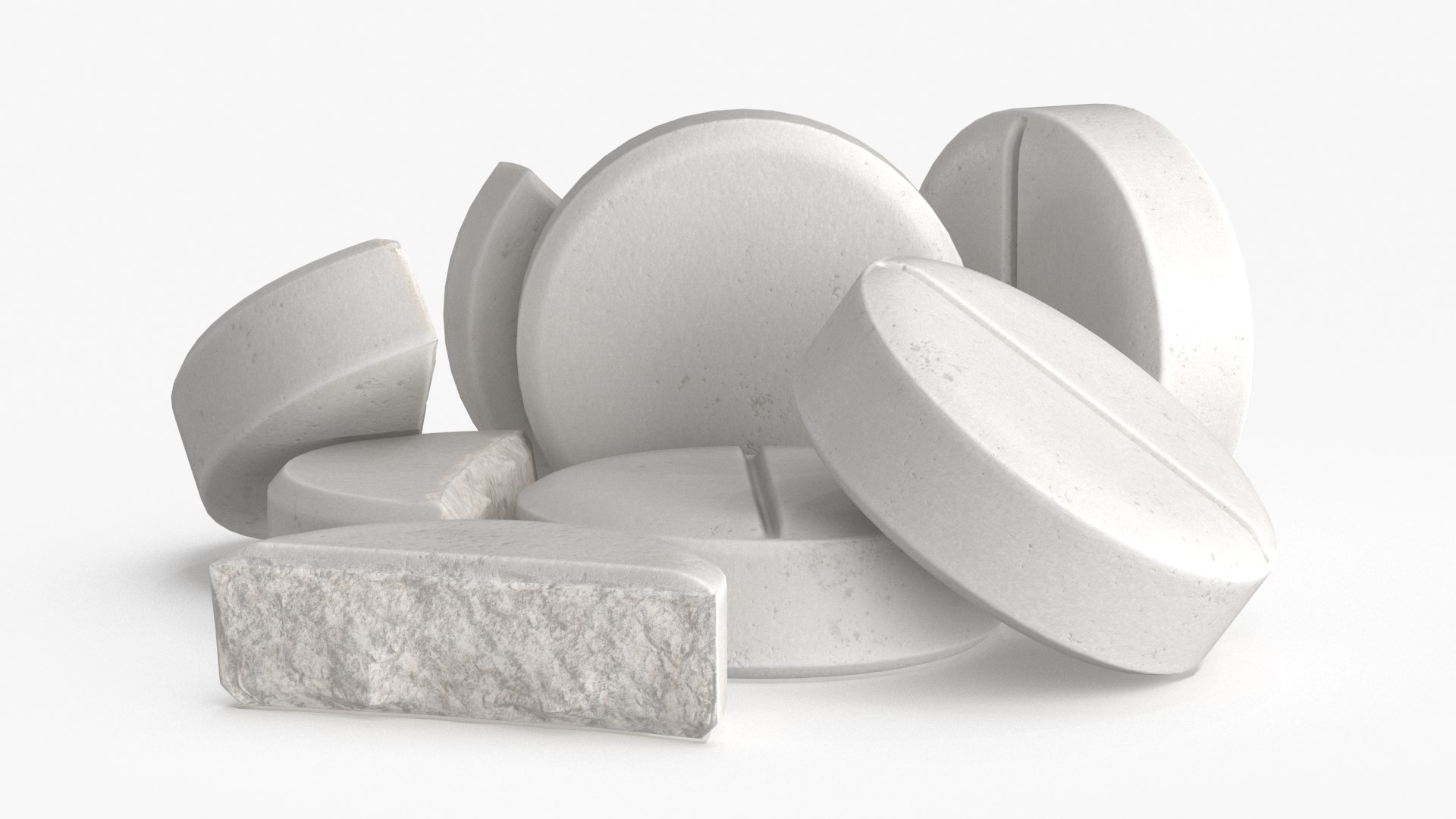 Medication Pill Set 3D Model - TurboSquid 2277408