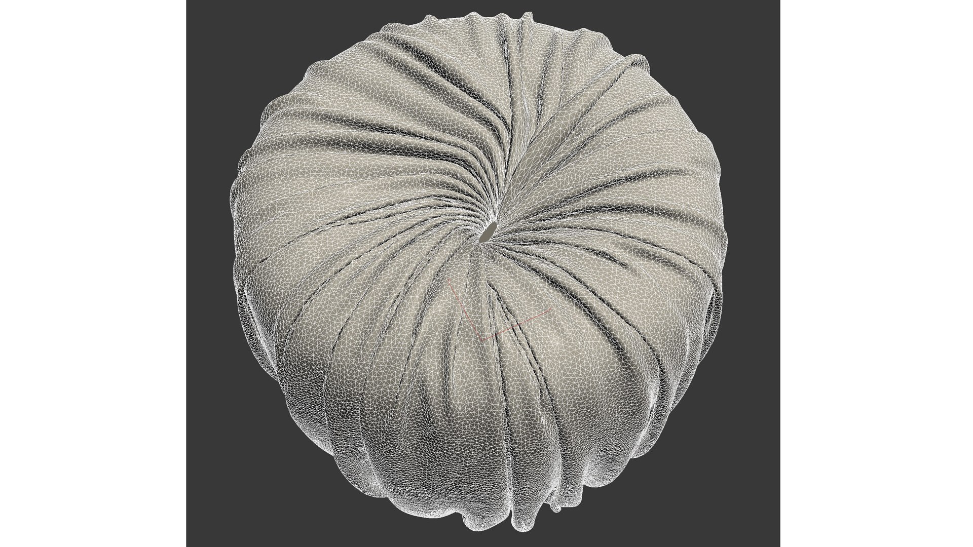 3D Model Laura Meroni Drape Pouf Bartoli Design - TurboSquid 2340470