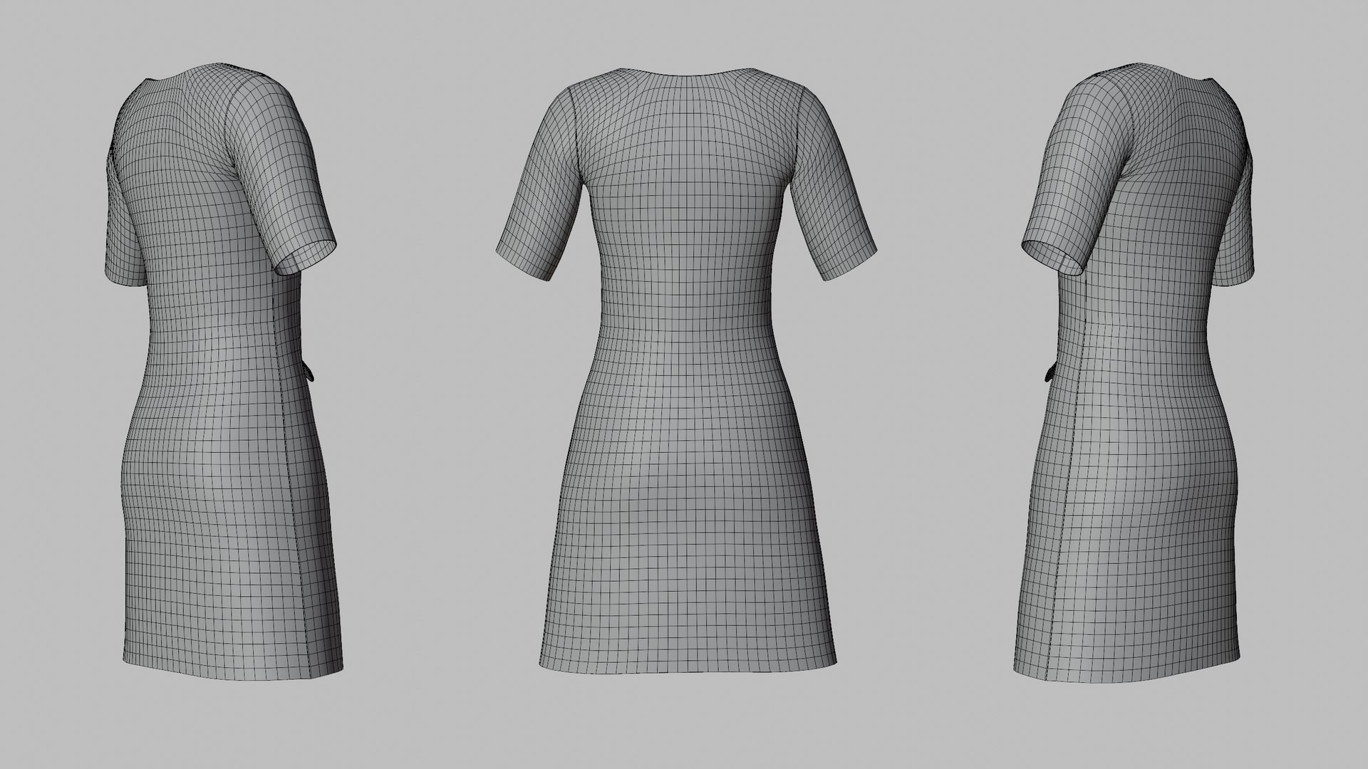 Dress 37 Jay Blue 3D Model - TurboSquid 2519886